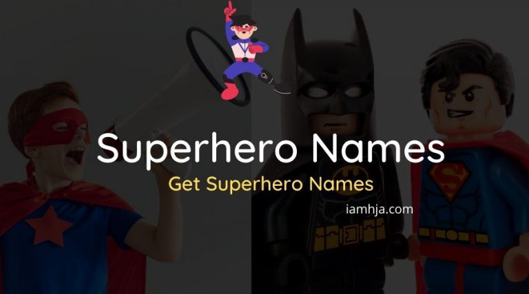 770 Best Superhero Names Ideas For Boys+Girls