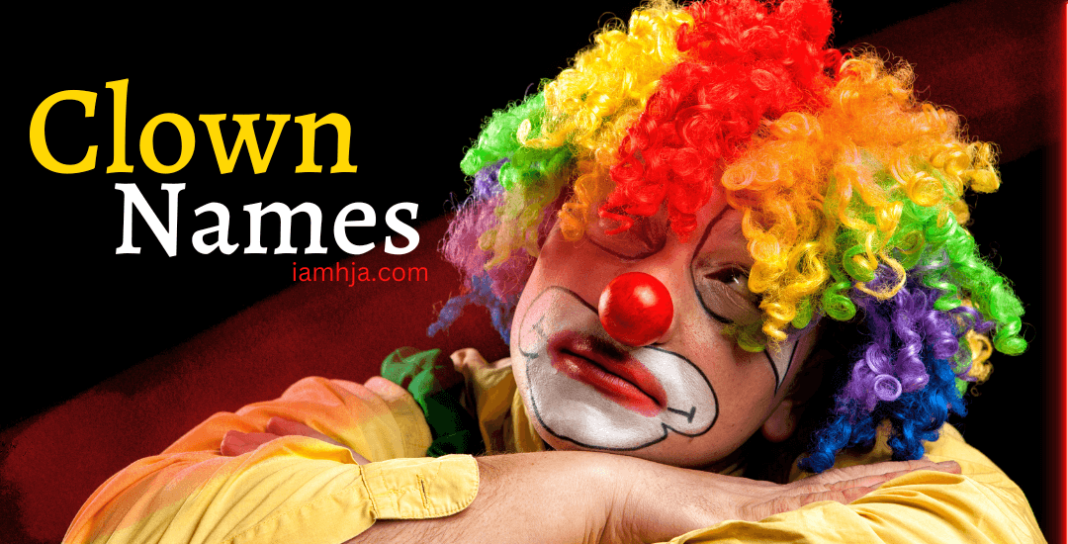 4200+ Best Clown Names Ideas for Male and Female